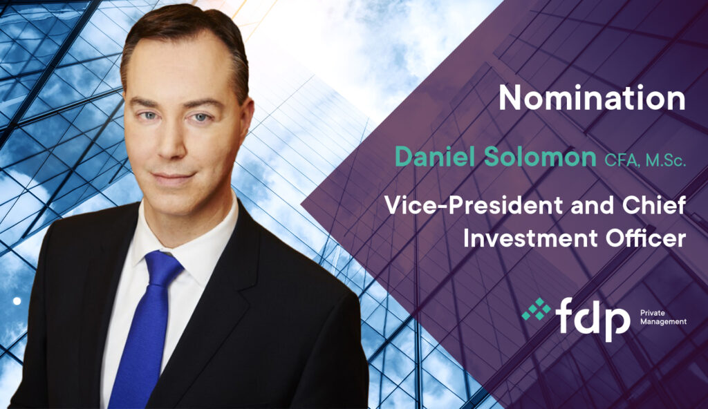 Daniel Solomon, Vice-President and Chief Investment Officer ⋆